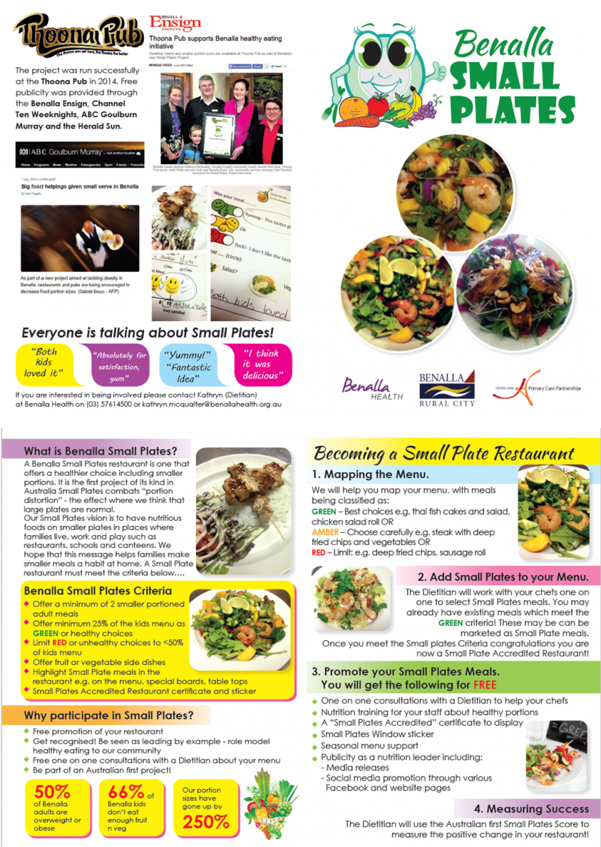 Health promotion, Community Health, Benalla Health